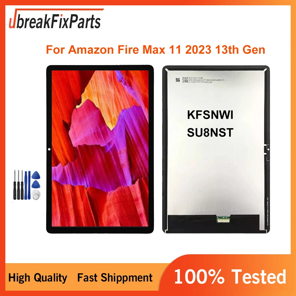 For Amazon Fire Max 11 2023 13th Gen KFSNWI SU8NST LCD Display Touch ...