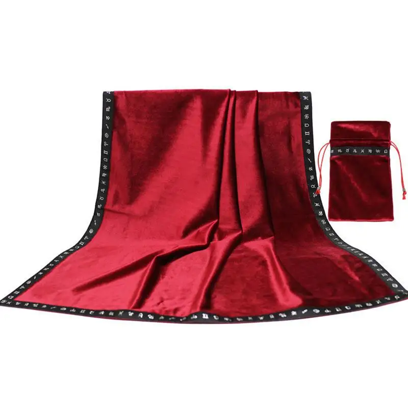 Nappe-de-Tarot-astrologique-en-velours-pais-pour-autel-constellation ...