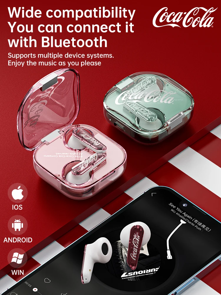 Coca-Cola-Bluetooth-Headset-Noise-Reduction-Sports-Game-Wireless ...