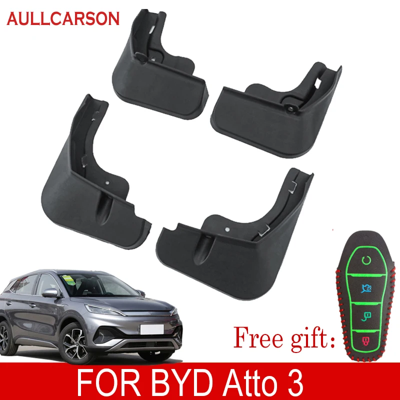 For-BYD-Atto-3-EV-2022-2023-Mud-Flaps-Auto-Front-Rear-4pcs-Mudguards ...
