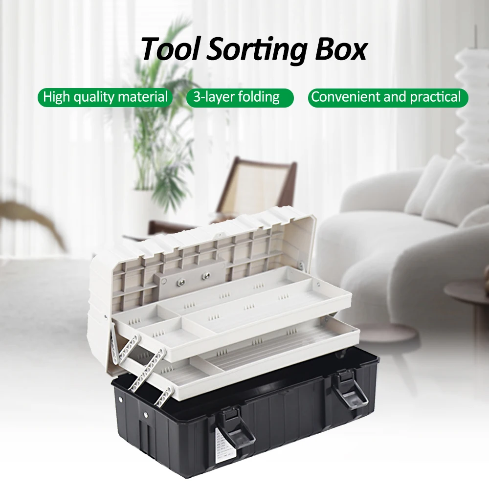 Portable-3-Layer-Tool-Box-Plastic-Storage-Toolbox-Hobby-or-Craft ...