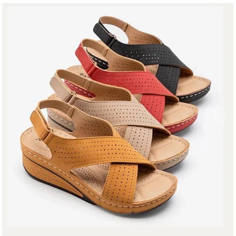 Plus-Size-Fashion-Wedge-Sandals-Women-Summer-2023-Casual-Platform ...
