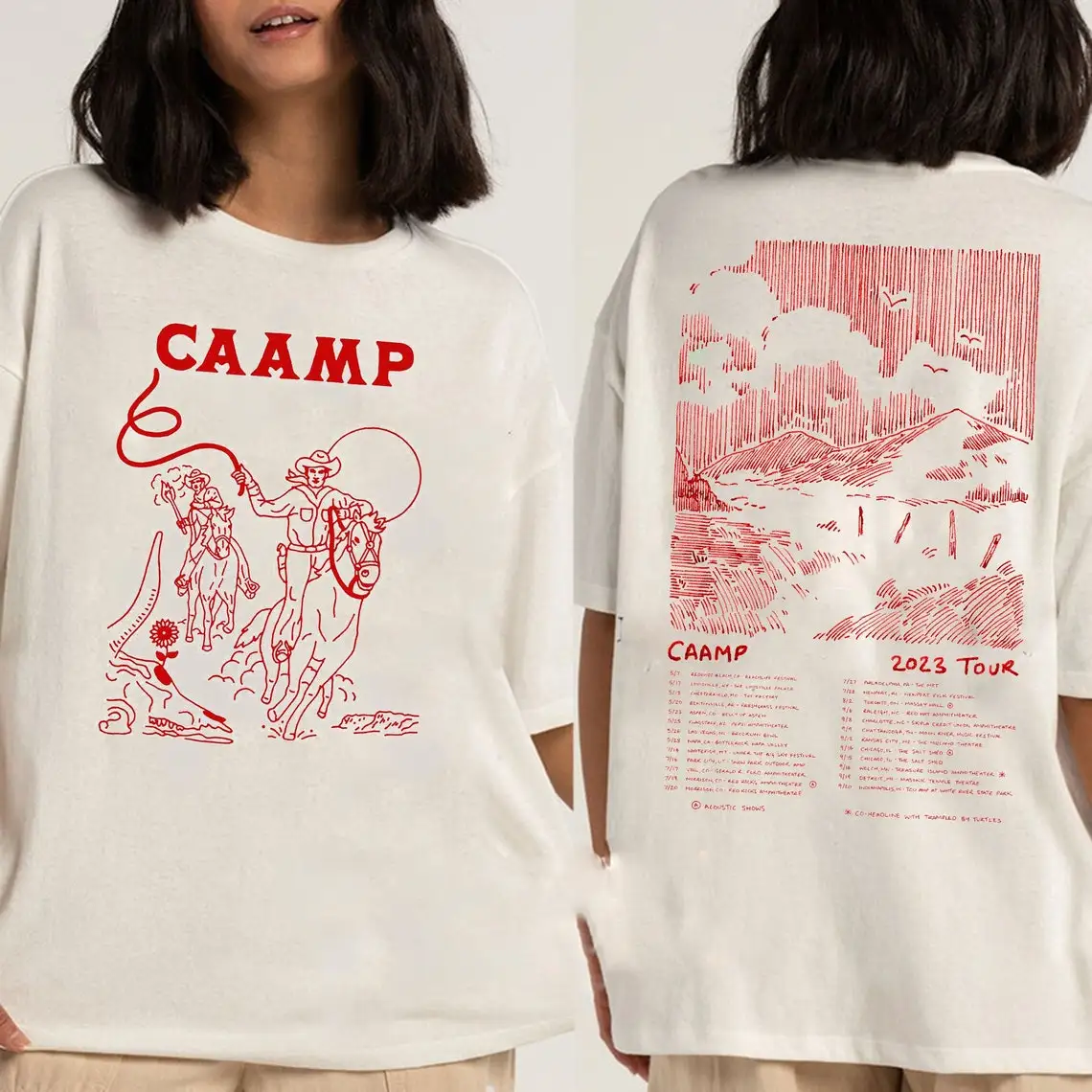 2sides-CAAMP-BAND-Fall-Tour-2023-Shirt-Caamp-band-tour-Sweatshirt-Caamp ...