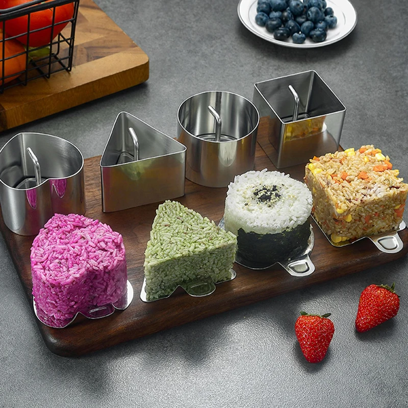 Stainless-Steel-Food-Rings-with-Pusher-and-Lifter-Cake-Cooking-Ring ...