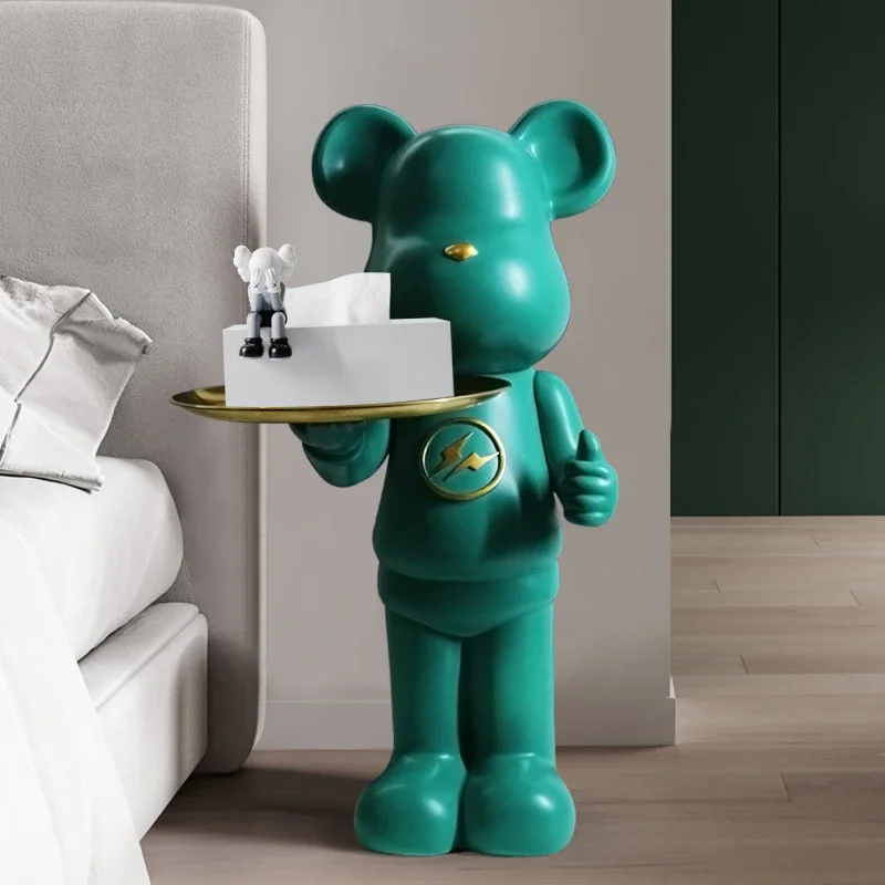 Escultura-de-oso-3D-escultura-de-Bearbrick-adorno-de-estilo-de-dibujos ...