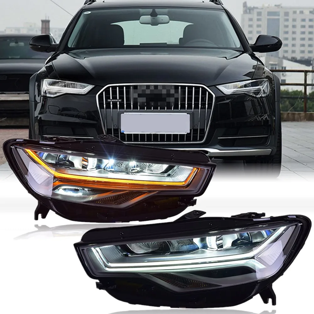 Car-Front-Lights-For-Audi-A6-C7-2012-2013-2014-2015-2016-2017-2018 ...