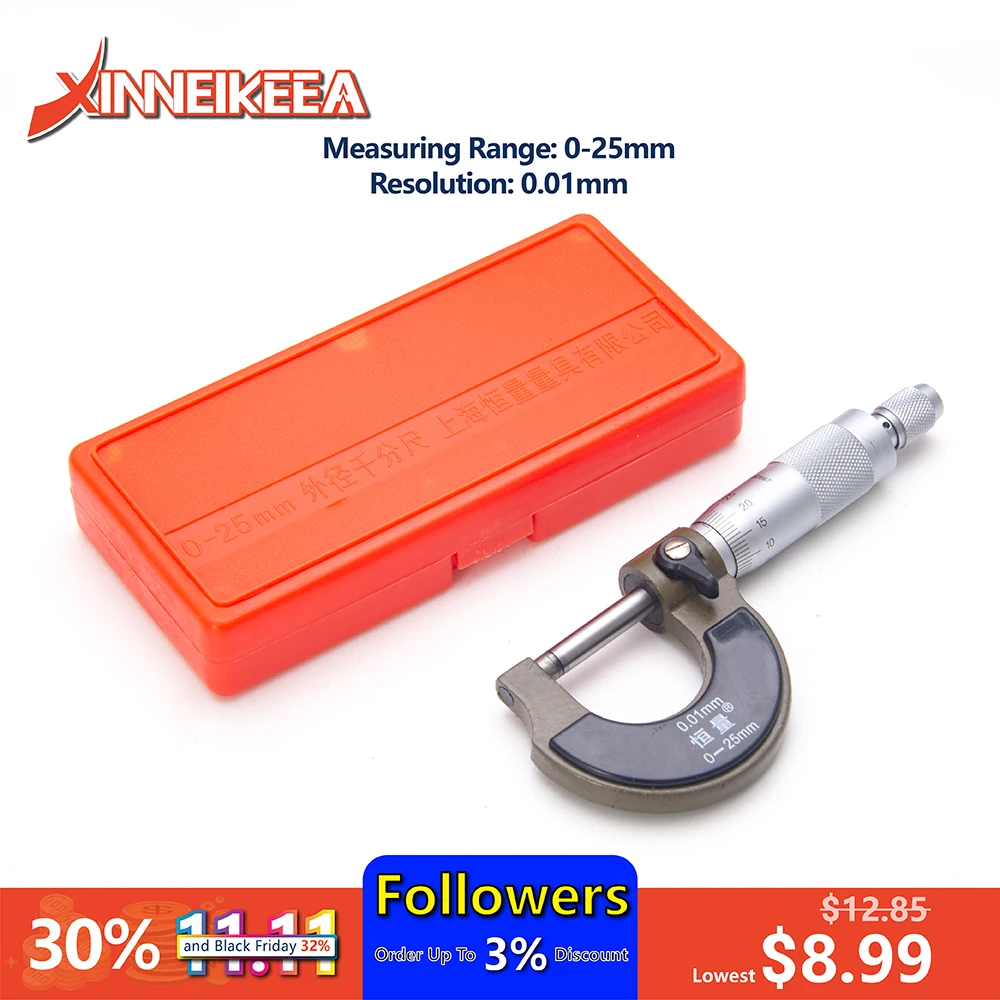 High-Precision-Stainless-Steel-Micrometer-Measuring-Range-0-25mm ...