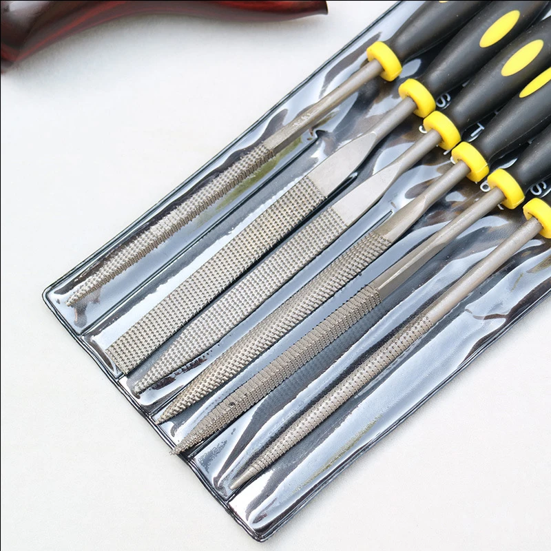 6x-140mm-Mini-Metal-Rasp-Needle-Files-Set-Wood-Carving-Tools-for-Steel ...