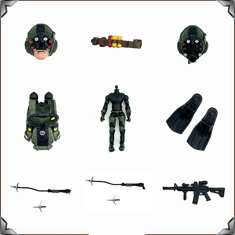 1-18-Scale-Special-Forces-Frogman-Soldier-Solid-Head-Sculpture-Armor ...