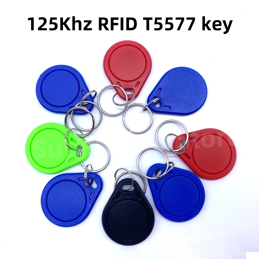 10pcs-em4305-t5577-RFID-125khz-Key-Keyfobs-Copy-Rewritable-Writable ...