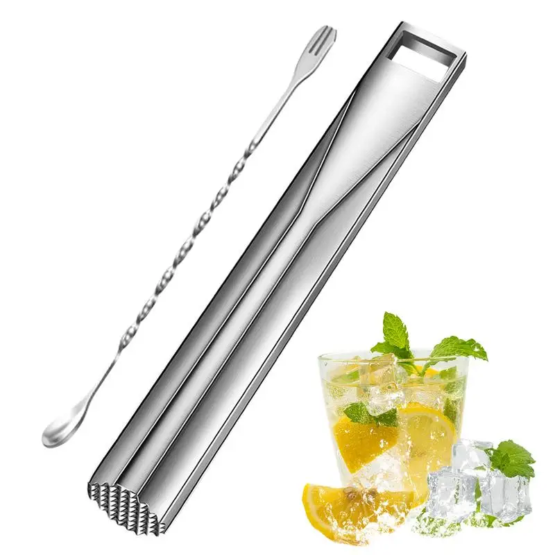 Drink-Muddler-Stainless-Steel-Muddler-Fruit-Mixer-for-Bars-Restaurants ...