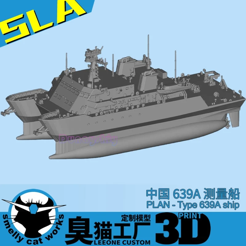 3D-impresso-hidrofone-navio-modelo-navio-de-guerra-montado-caseiro ...