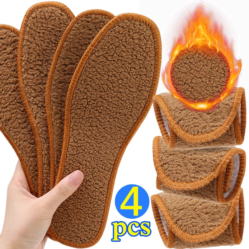 Insole-for-Women-Men-Soft-Winter-Thermal-Padded-Insoles-Alpaca-Wool ...