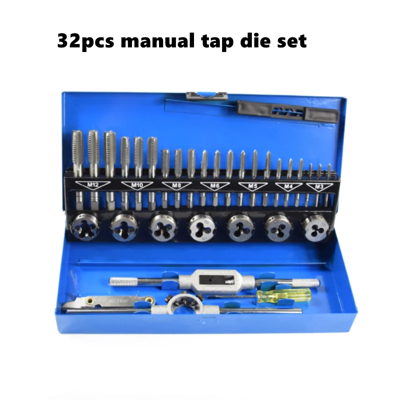 8pcs-32pcs-threaded-tap-die-set-manual-tooth-opener-screw-opener-tapper ...
