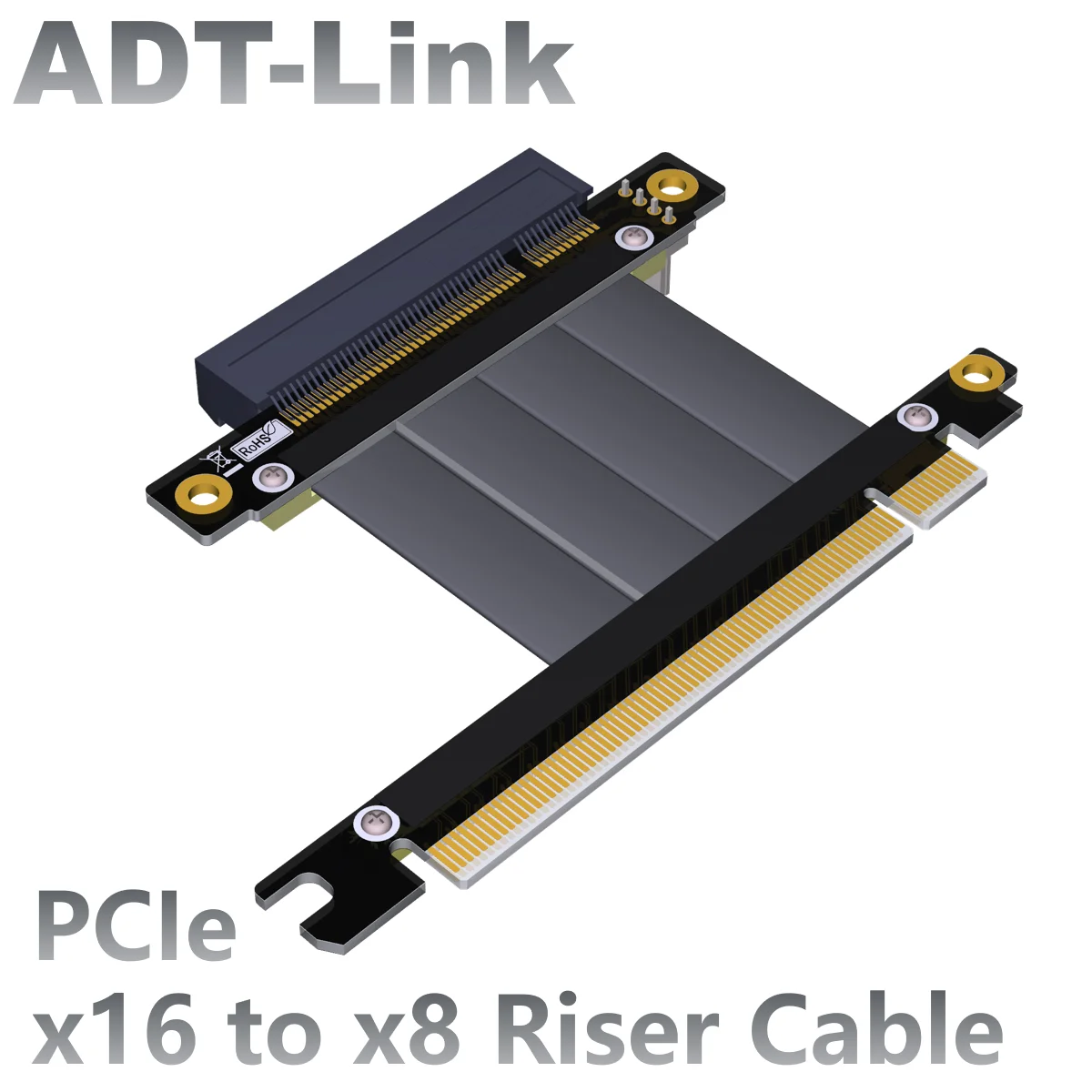 ADT-Link-PCIe-3-0-x16-to-x8-Riser-Cable-Male-to-Female-16x-Extender ...