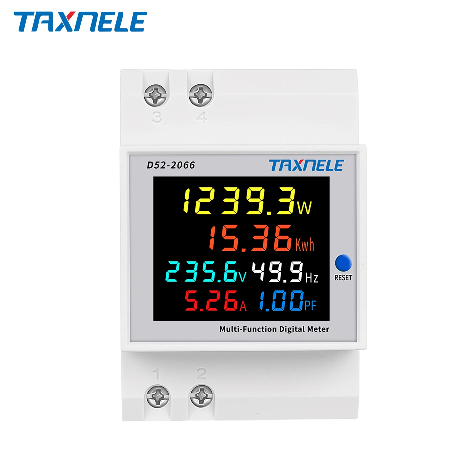 6IN1-din-rail-AC-monitor-110V-220V-380V-100A-Voltage-Current-Power ...