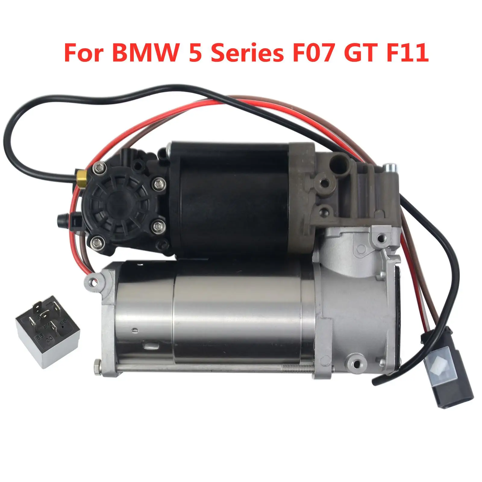 AP03 에어 서스펜션 압축기 + 릴레이 BMW 5 시리즈 F07 GT F11 518d 520d 525d 530d 535d ...