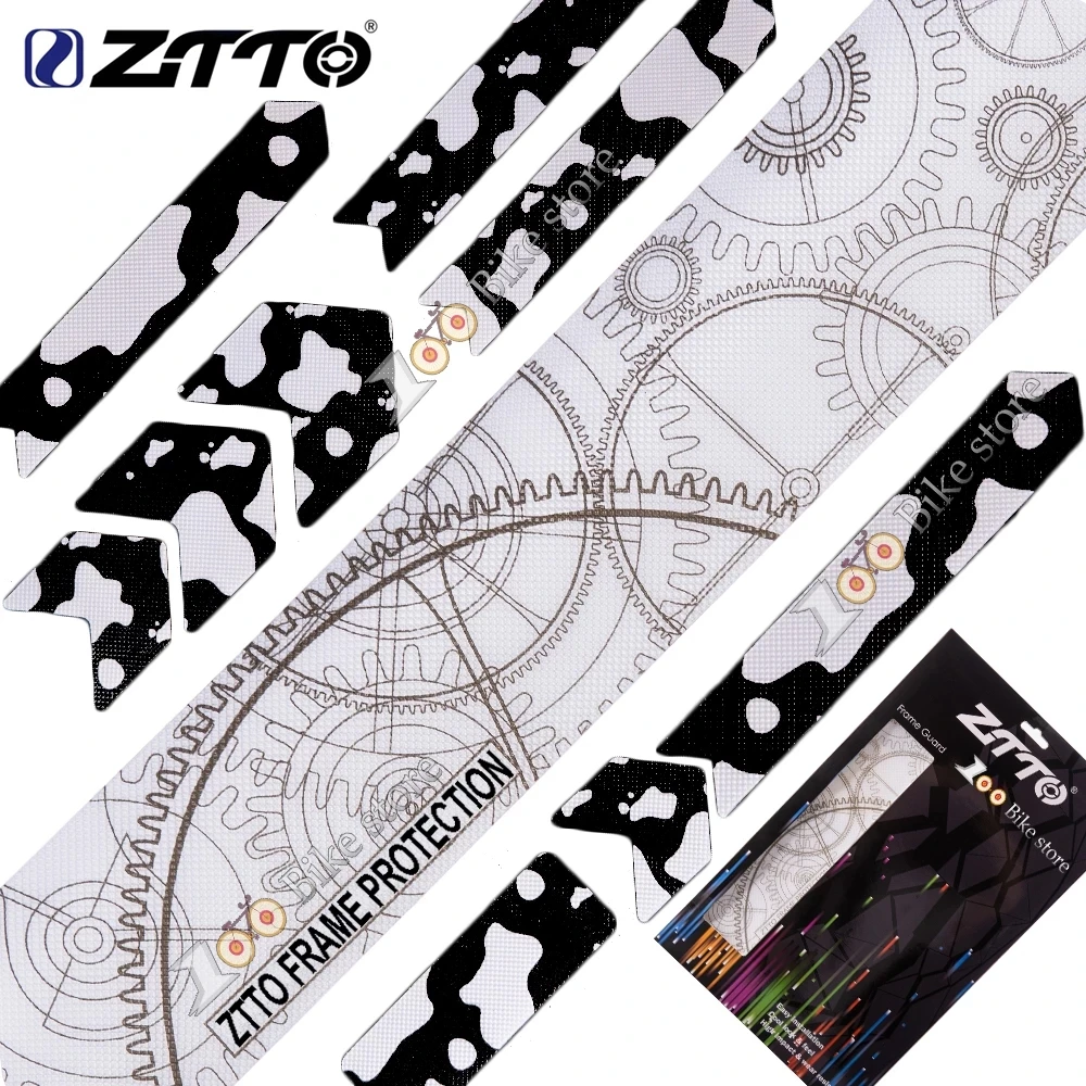 Ztto 3d Bike Stickers Bicycle Frame Protector Scratch-resistant Sticker ...