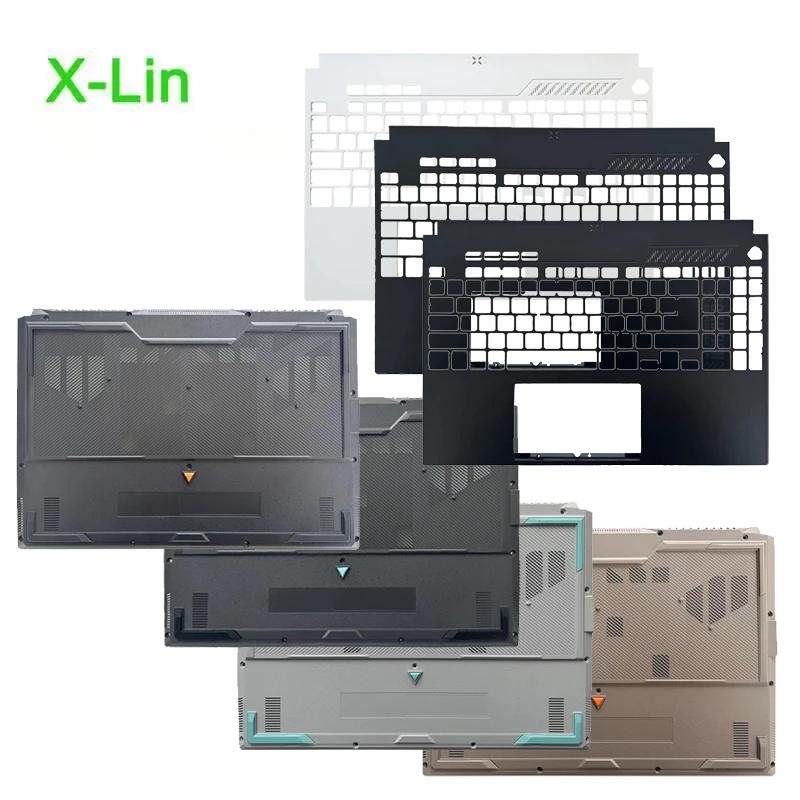 For-ASUS-FA507-FX507-Laptop-Upper-lower-cover-palm-rest-keyboard-frame ...