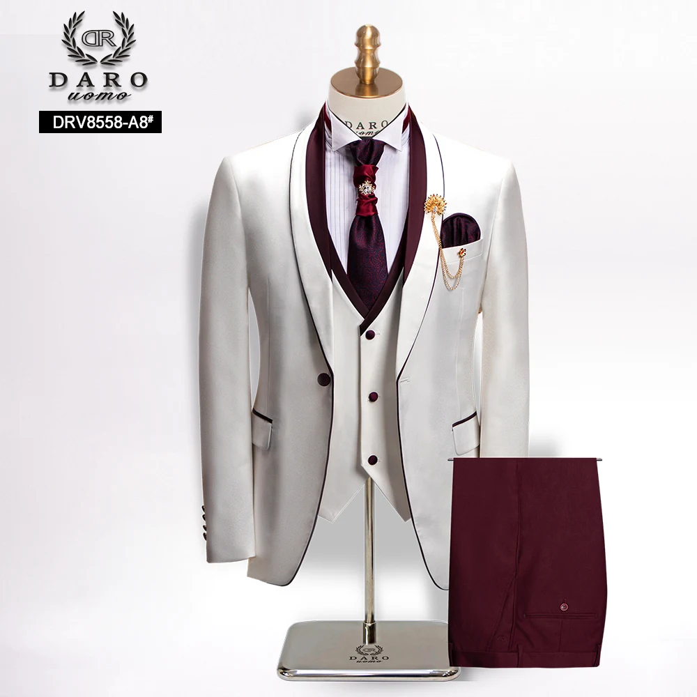 DARO-2024-Wedding-Suit-Italian-Design-Custom-Made-Black-Smoking-Tuxedo ...