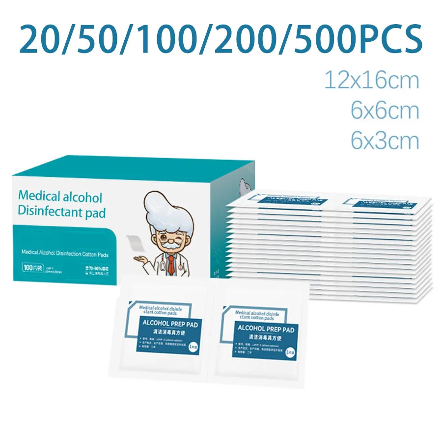 Alcohol-Wipe-Pad-20-200Pcs-Disposable-Alcohol-Cotton-Portable ...