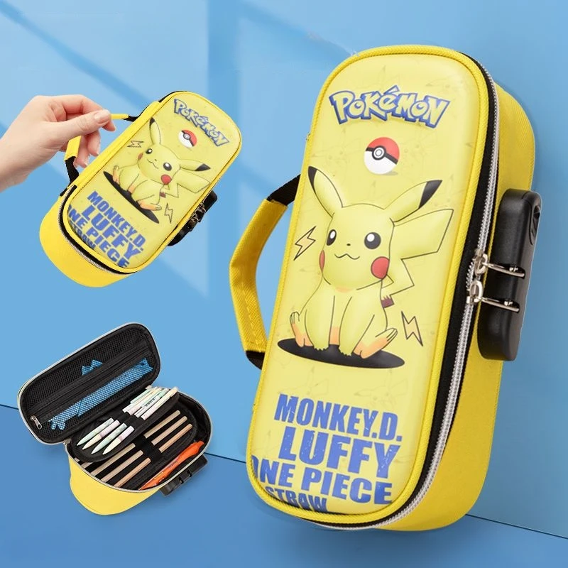 Pikachu-Pencil-Case-Combination-Lock-Pencil-Case-Primary-School ...