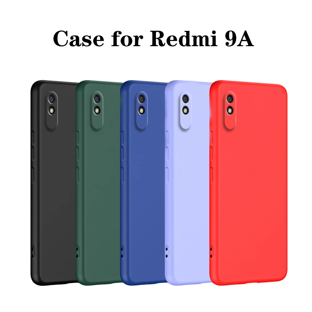 Luxury-Liquid-Silicone-Phone-Case-for-Xiaomi-Redmi-9A-9-AT-9i-9AT-Cover ...