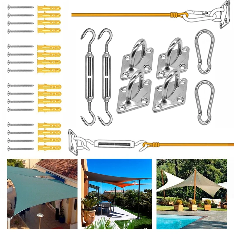 Accesorios-de-fijaci-n-para-toldo-de-vela-Kit-de-Hardware-de-acero ...