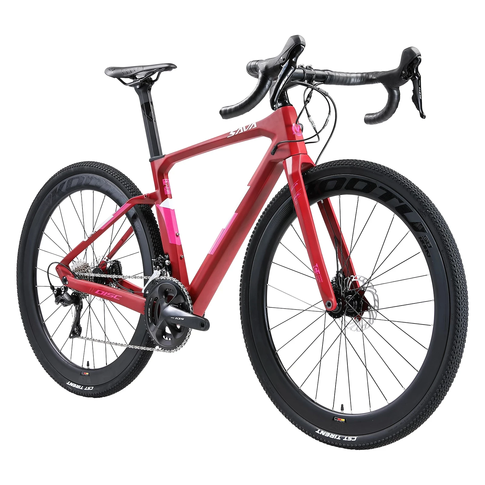 SAVA-Carbon-Fiber-Road-Bike-22-Speed-Gravel-Road-Bike-Racing-Disc-Brake ...