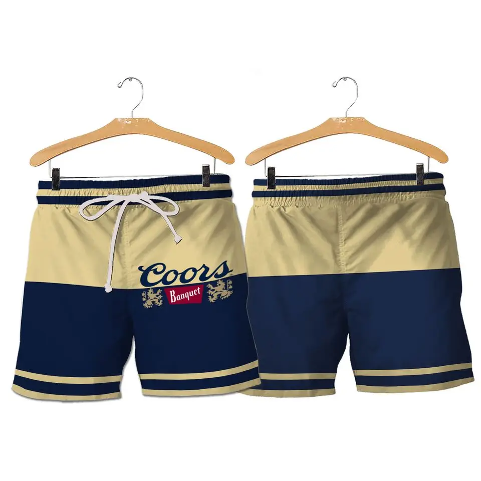 Beer Printed Men's Board Shorts Swim Shorts Swim Trunks Drawstring ...