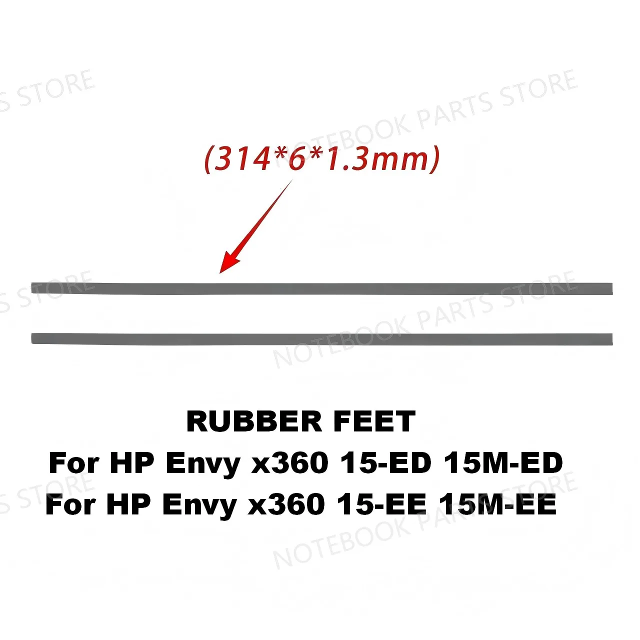 Rubber Feet on Bottom For HP Envy x360 15-ED 15-EE 15M-EE 15M-ED Rubber ...