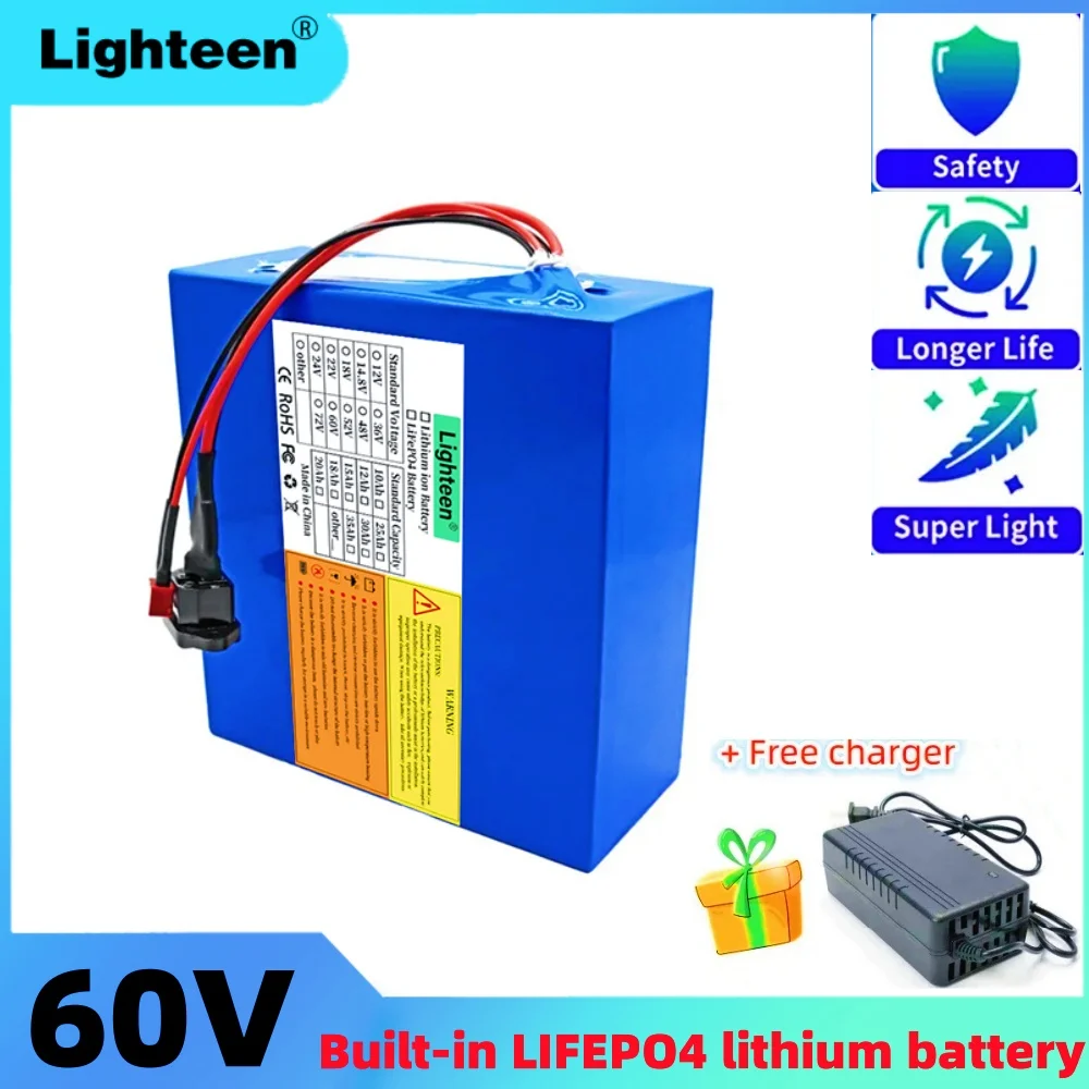 The-new-60v-original-lithium-battery-60v20Ah-500W-3000W-is-suitable-for ...