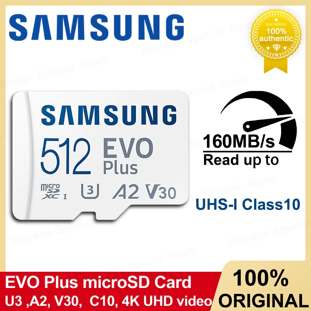 Original-Samusng-Micro-SD-Card-EVO-Plus-Trans-Flash-Card-UHS-I-64GB ...