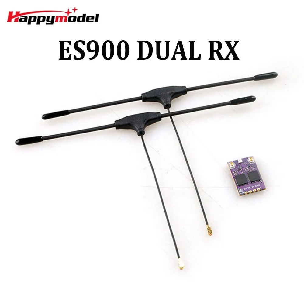 HappyModel ES900 DUAL RX ELRS Diversity Receiver 915MHz / 868MHz Built ...