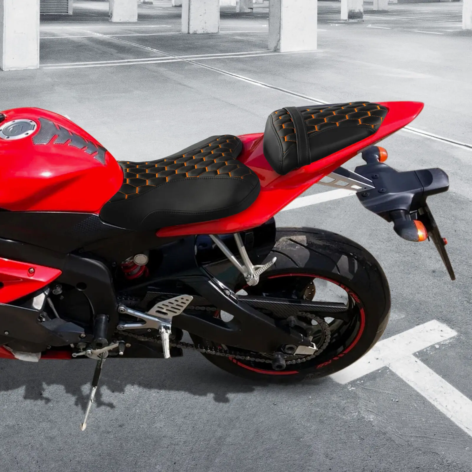 Yamaha R6 Black And Orange