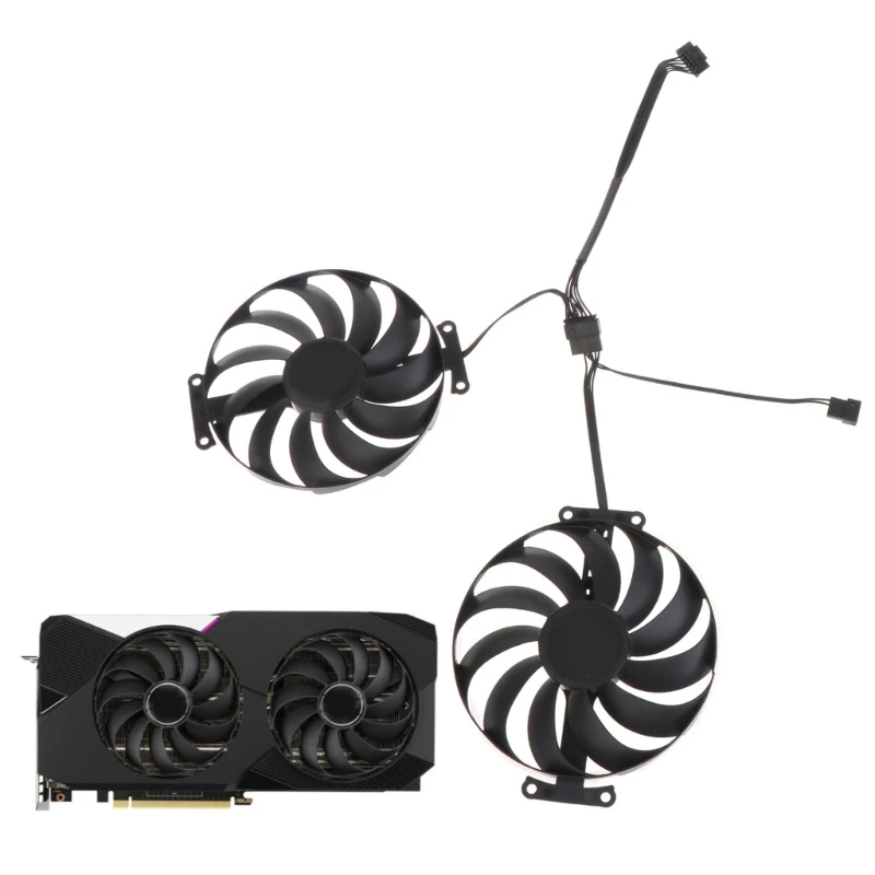 95mm gpu fan 7pin cf1010u12s t129215su substituição forasus rtx 3060ti ...