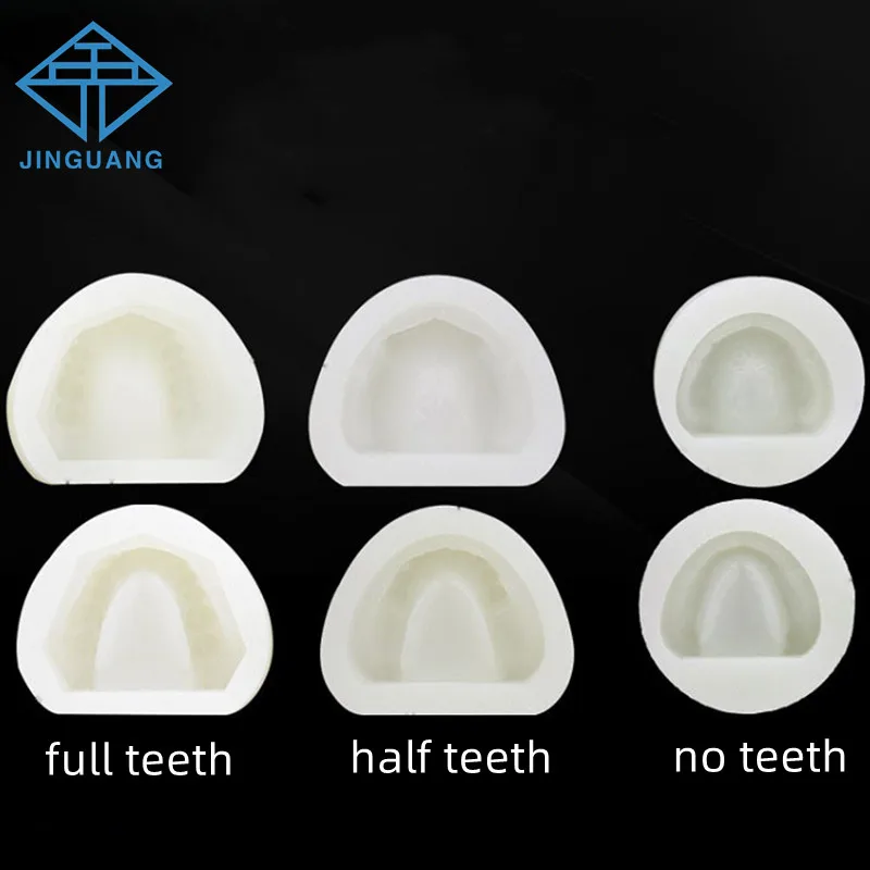 2pcs-Full-Teeth-Half-Teeth-Dental-Plaster-Model-Mould-Silicon-Teeth ...