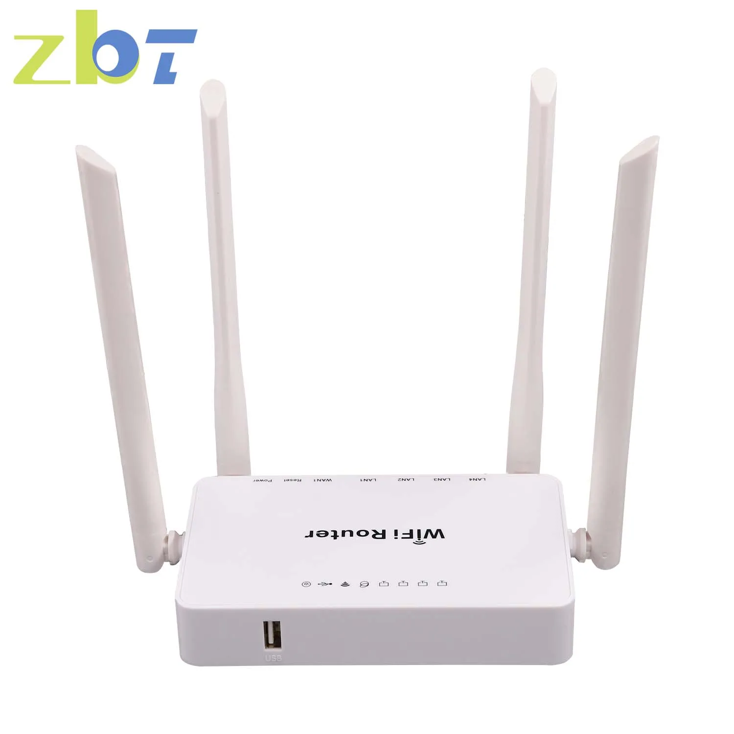 ZBT Wireless WiFi Router For USB 4G Modem With 4 External Antennas ...