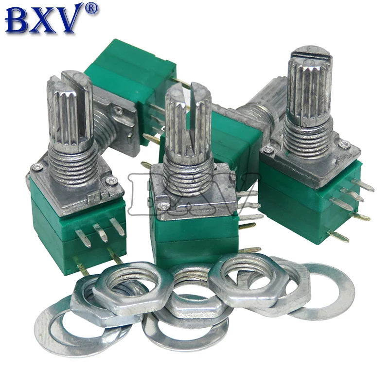 5PCS RV097NS Potentiometer 5K 10K 20K 50K 100K 500K B5K With A Switch ...