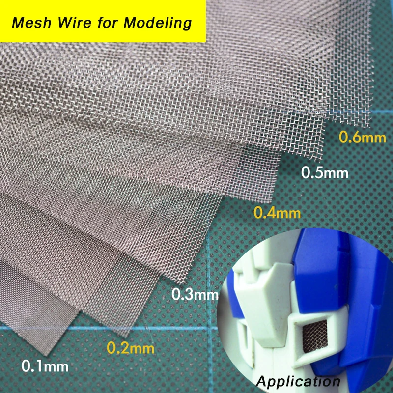 10-10cm-Metal-Wire-Mesh-Fence-Model-Diy-Model-Making-Materials ...