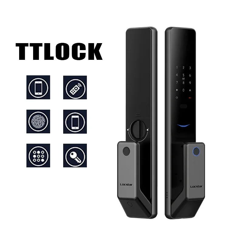Fully-Automatic-Electronic-Smart-Lock-TTLOCK-Fingerprint-Password-Card ...