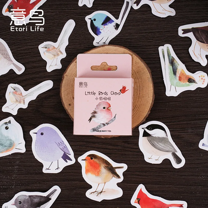 Bulk-Decorative-10-Boxes-Little-Birds-Adhesive-Flake-Stickers ...