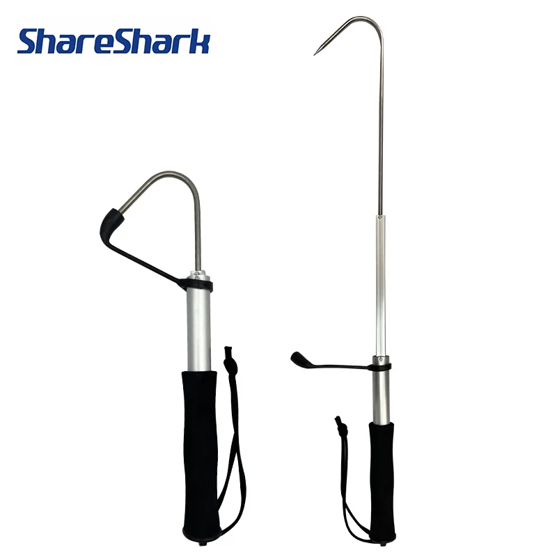 ShareShark Stainless steel auxiliary fish-catching hook Three-section ...