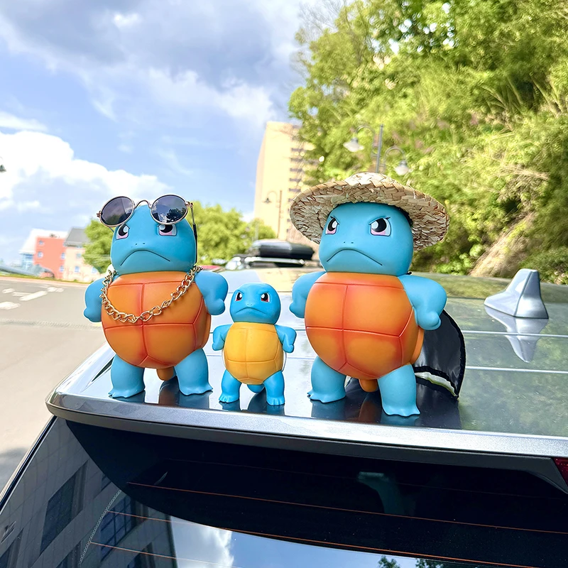 16cm-Cartoon-Pok-mon-tsundere-Squirtle-car-decorative-accessories-cute ...
