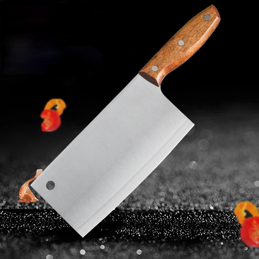 Chinese Cleaver Handmade Chopper Chef 3cr13 Stainless Steel Knife ...