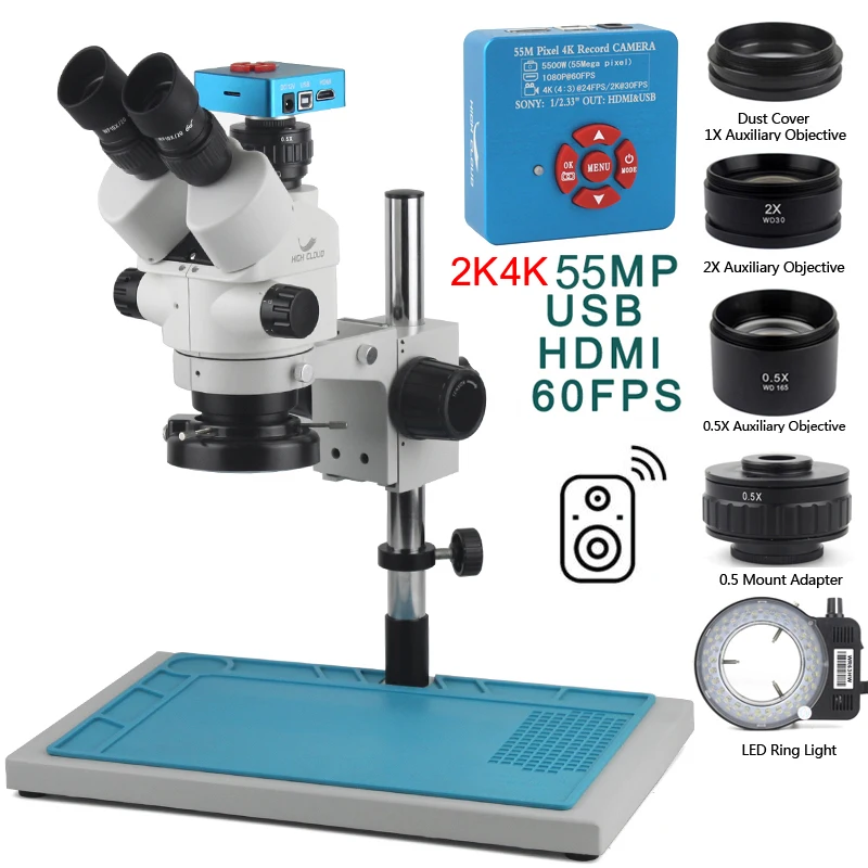 3-5-90X-Zoom-Trinocular-Stereo-Microscope-Set-2K-4K-48MP-55MP-HDMI-USB ...
