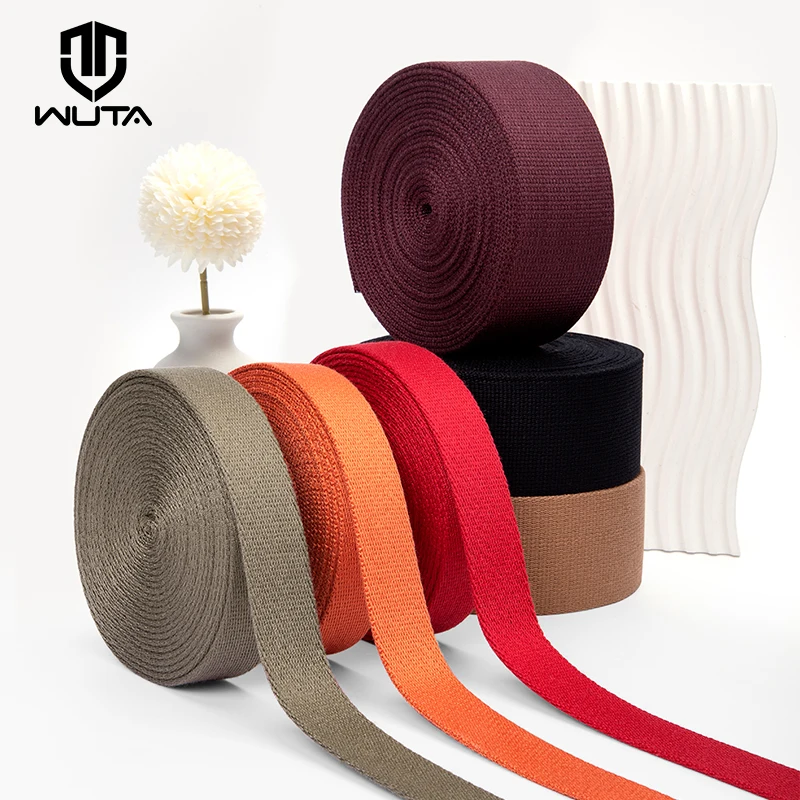 WUTA-5-Meter-Webbing-Straps-Thickened-Nylon-Belt-Solid-Color-For-Seat ...