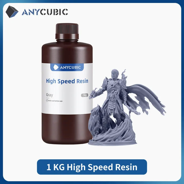 ANYCUBIC High Speed Resin For LCD 3D Pinter 3X Faster Printing Speed ...