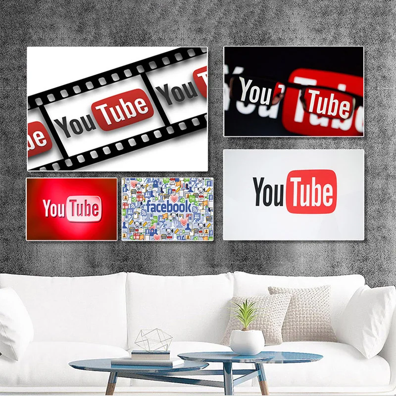 Big Size Posters and Prints App Logo Youtube Instagram Facebook ...