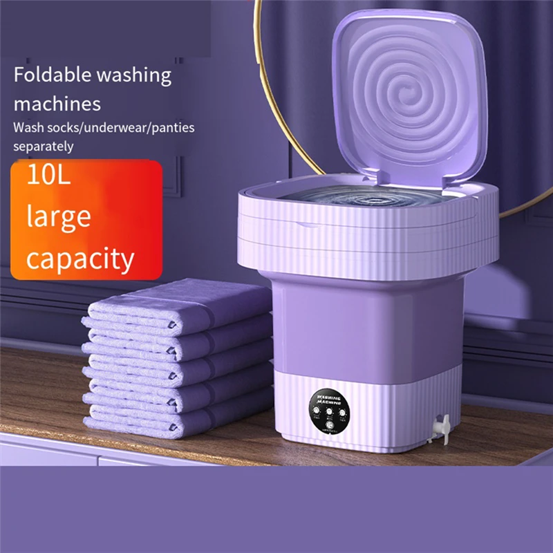 10L-Household-Foldable-Mini-Washing-Machine-Student-Dormitory-Underwear ...